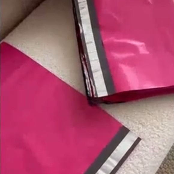 Office | Pink Poly Mailers Size 1x13 8 Count | Poshmark